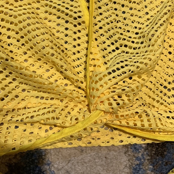 Evenuel | Tops | New Evenuel Yellow Mesh Top | Poshmark